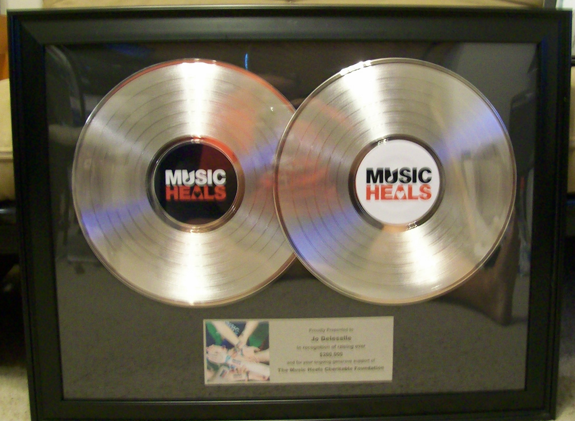 Double LP Platinum Display